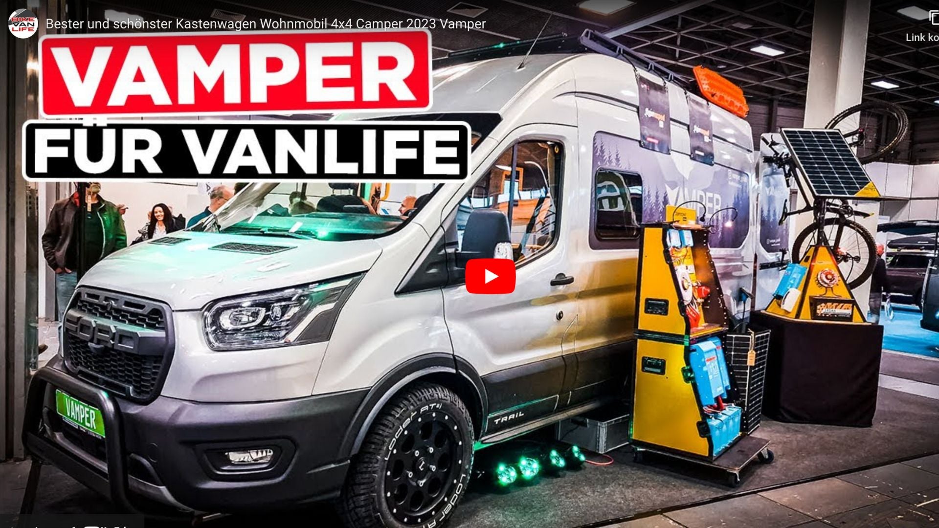 BIKEVANLIFE zu Besuch bei VAMPER auf der Auto Camping Caravan Messe ...